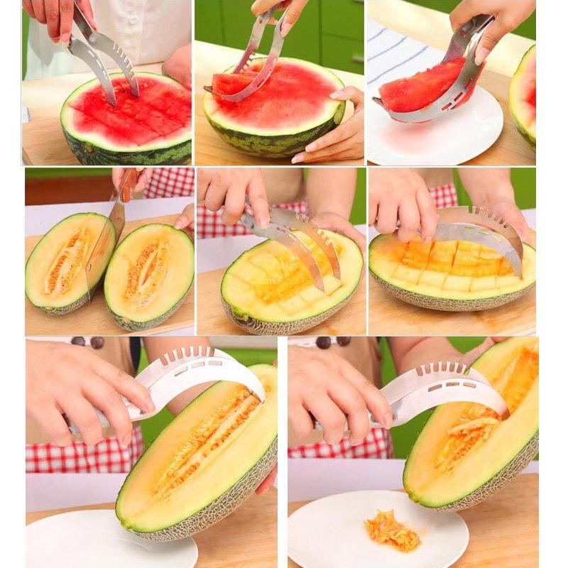 Watermelon Slicer Watermelon Cutter Knife Cucumis Melon Cutter Chopper ...