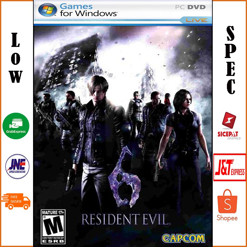 Resident EVIL 6pc/re6 (DLC INCLUDES) GAME PC GAMES Electronic CD DVD ...