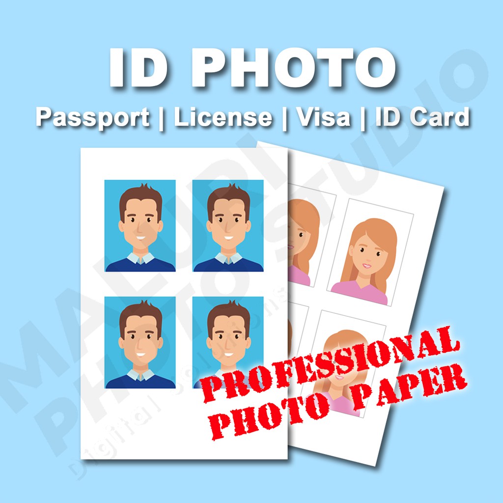 INSTANT ID Photo Printing Service - Passport | Visa | License | Resume ...