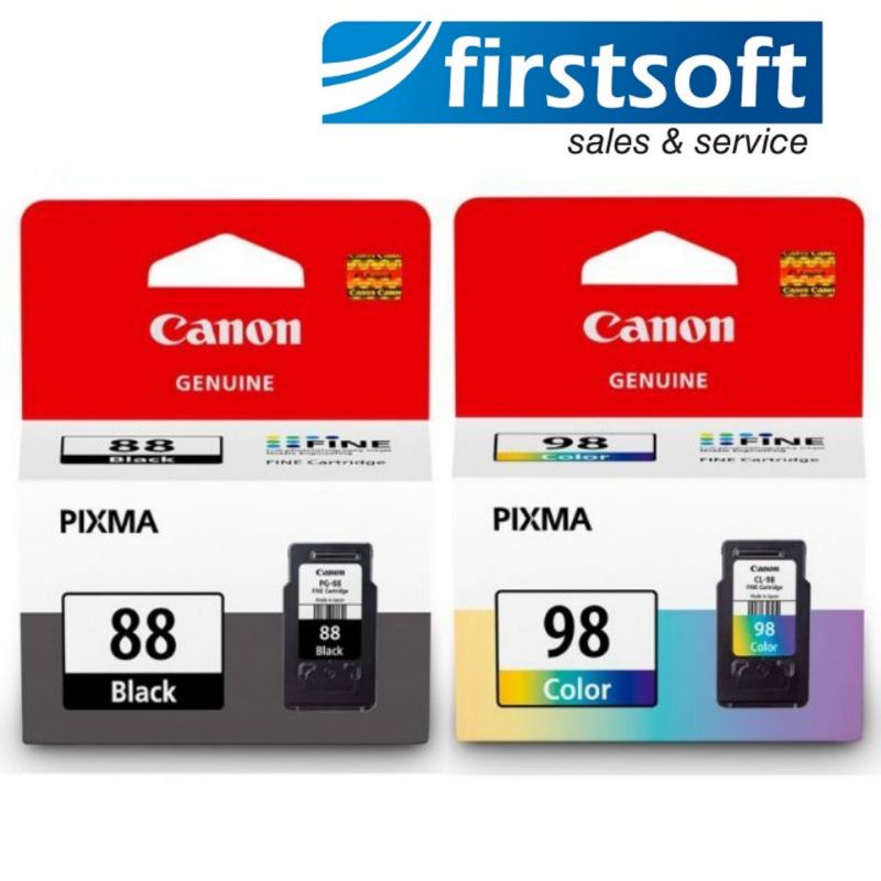 Canon PG-88 Black/CL98 COLOR Ink Cartridge for E500 E510 E600 E610 ...