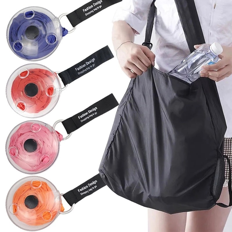 Multifunctional Portable Folding Telescopic Small Disc Shopping Bag ...