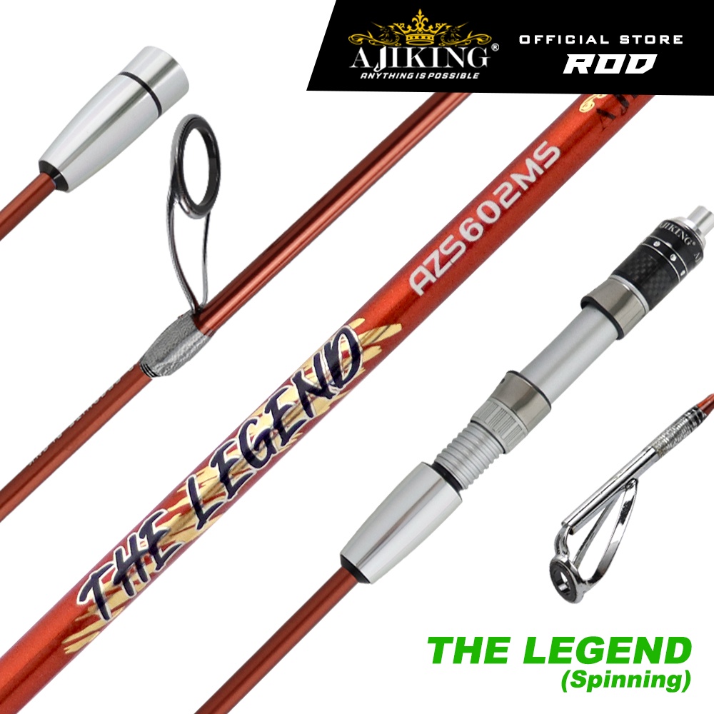 Ajiking The Legend Spinning Bottom Fishing Rod (12kg-25kg/5'7ft-7'0ft ...