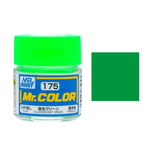 Mr. Hobby-Mr. Color-C175 Fluorescent Green Flat (10ml) | Shopee Malaysia