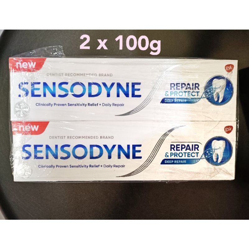 SENSODYNE REPAIR & PROTECT SENSIVITY EXTRA FRESH TOOTHPASTE 100G X2 | Shopee Malaysia