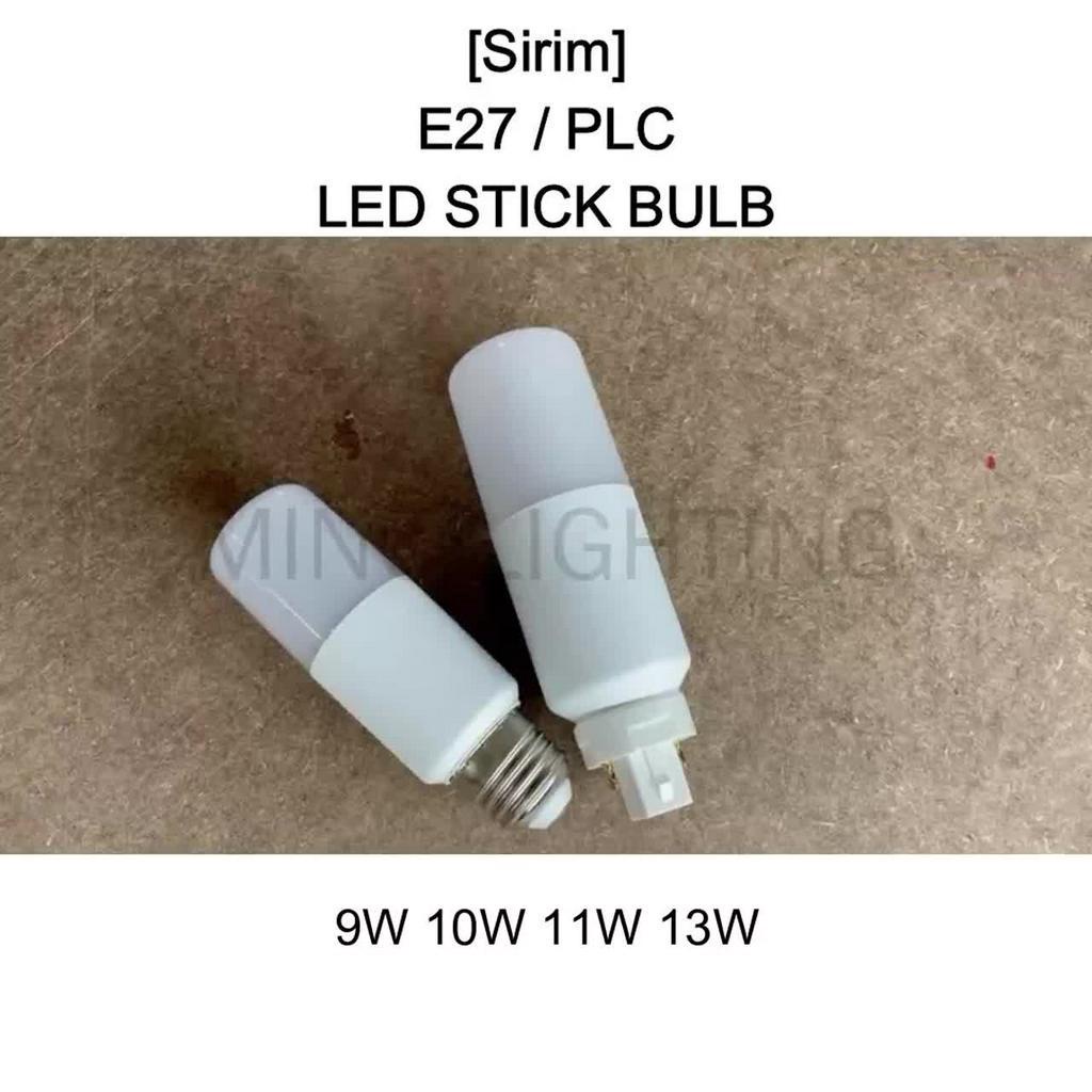 LED Stick Bulb E27 PLC 10W 15W 20W 25W Energy Saving Mentol Lampu Meja ...