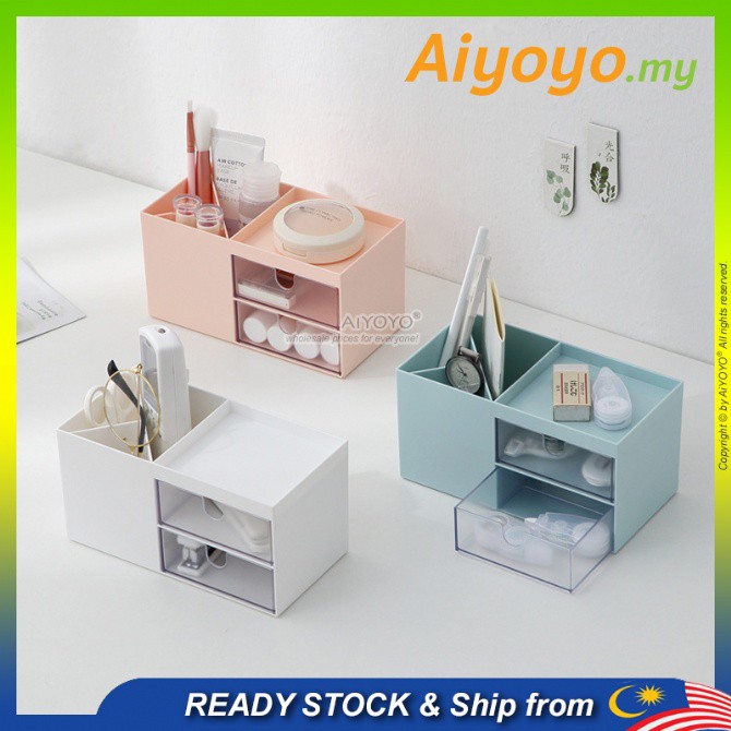 Cosmetic Storage Box Kotak Kosmatic Cosmetics Organiser Makeup Box ...