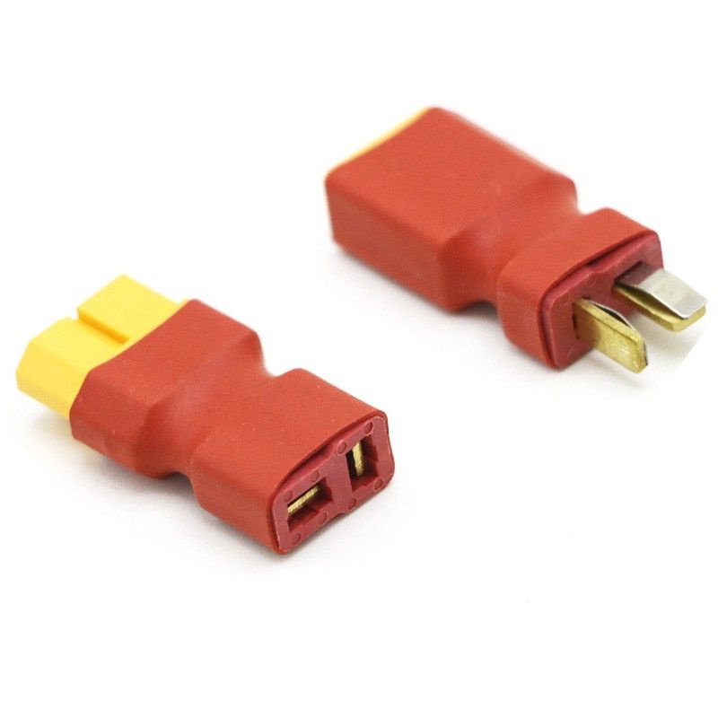 Adapter xt60 xt90 male and female to t deans plug connector | Shopee Malaysia