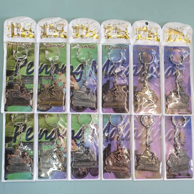 Penang Famous Street Art Souvenir Keychain 😻Ready Stock😻 😁Welcome😁 ...