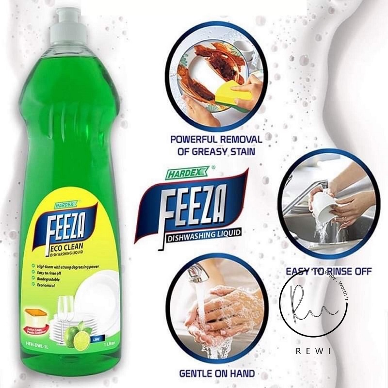 500ml / 1Litre HARDEX FEEZA Dishwashing Liquid / 500毫升 / 1升 HARDEX ...