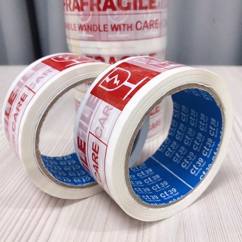 (Fast Ship) Fragile OPP tape 50mic x 48mm x50m (handle with care ...