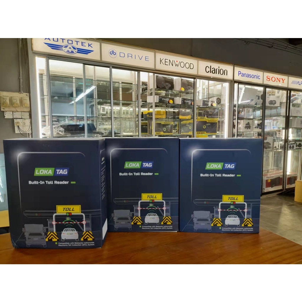 LOKATAG Built-In Toll Smart Tag Reader with Balance Credit Reader LED ...