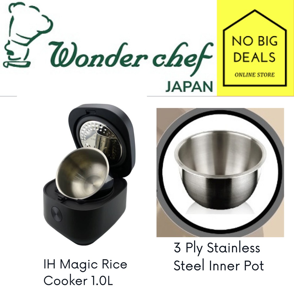 WonderChef Japan IH Magic Induction Rice Cooker 1.0L SC-IH10S 3Ply ...