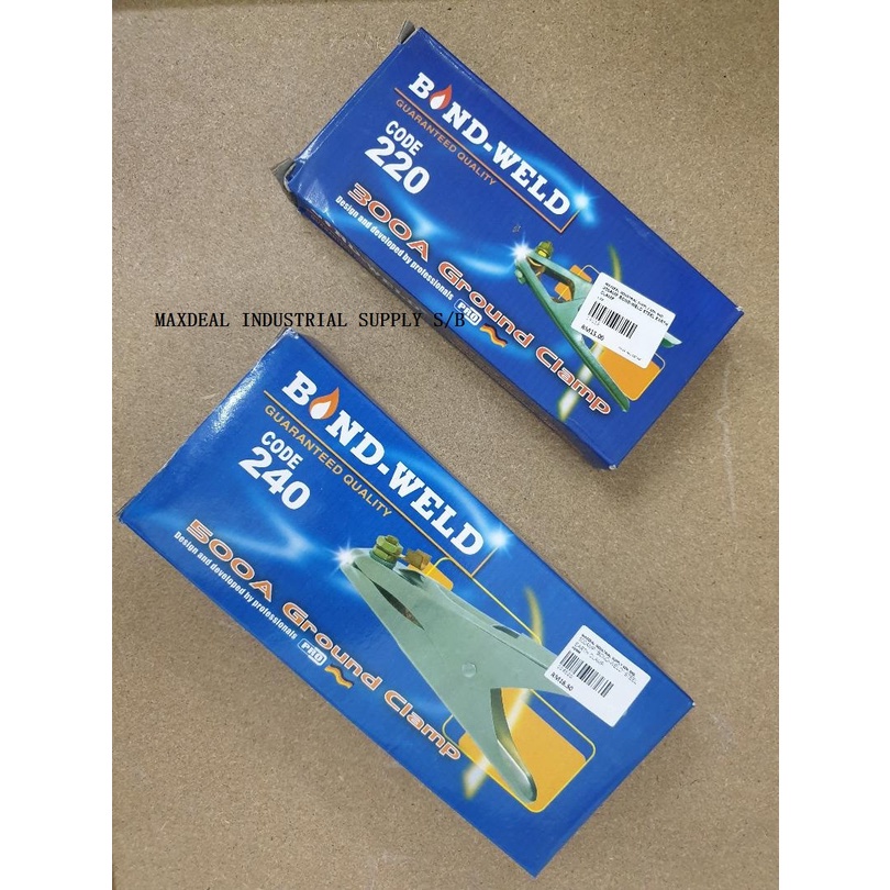 BOND-WELD 300AMP & 500AMP EARTH CLAMP ( Ground Clamp ) | Shopee Malaysia