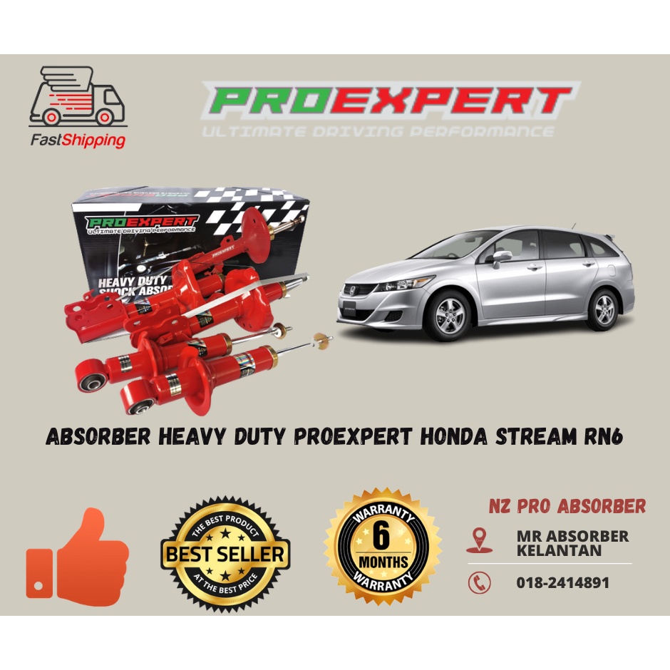 Absorber Honda Stream Rn1-Rn5 2000-2006/Honda stream Rn6-9 2007-2014 ...