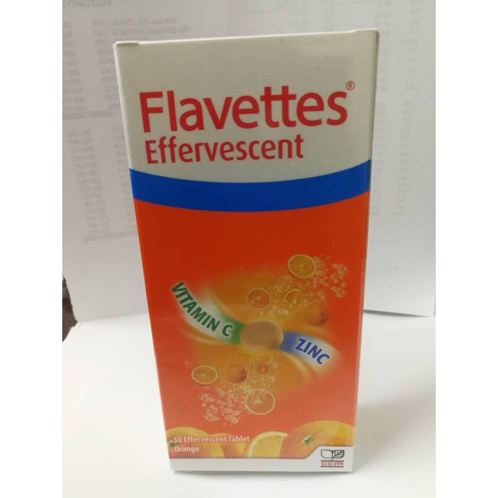 Flavettes Effervescent Vit C 1000mg and Zinc 10mg | Shopee Malaysia