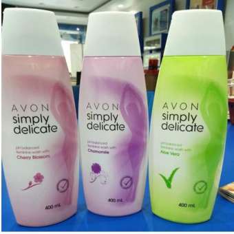 AVON SIMPLY DELICATE FEMININE WASHES 400ml (BARU) | Shopee Malaysia
