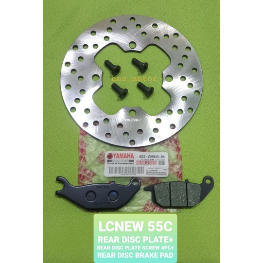 LCNEW 55C/LC5S/LCNEW 5 SPEED REAR DISC PLATE/REAR DISC PLATE SCREW/REAR ...