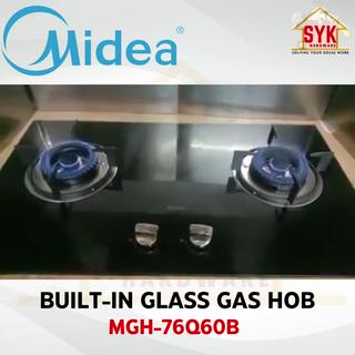 SYK MIDEA MGH-76Q60B 5.2kW Build In Glass Gas Hob Cooker Hob Gas Stoves ...