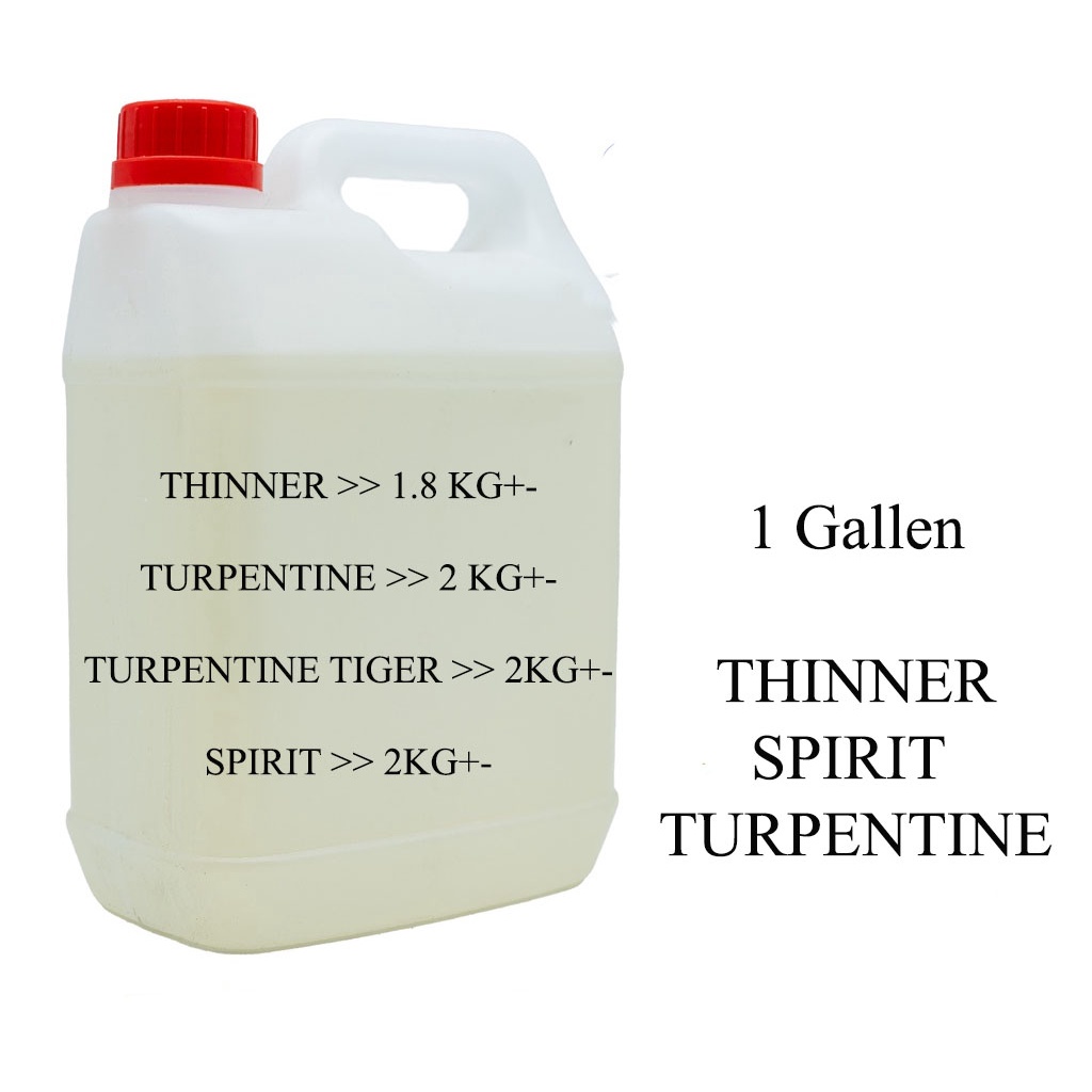 [ 1 TIN ] THINNER / TURPENTINE / SPIRIT / KEROSENE / SOLVENT /Paint ...