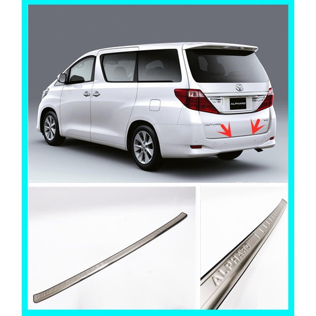 TOYOTA ALPHARD ANH 20 2008-2014 Rear Bumper Guard Trunk Protector ...