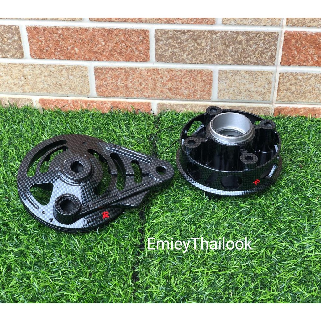 💥EX5 WAVE 100 WAVE 100R WAVE 125 HUB BRAKE DAN SPOKET CARBON 💥MOTO R ...