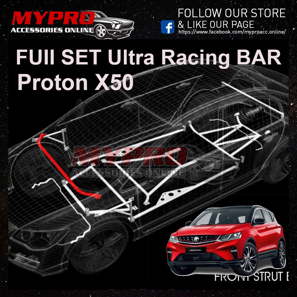Proton X50 X-50 Ultra Racing Original (FULLSET Ultra Racing BAR ...