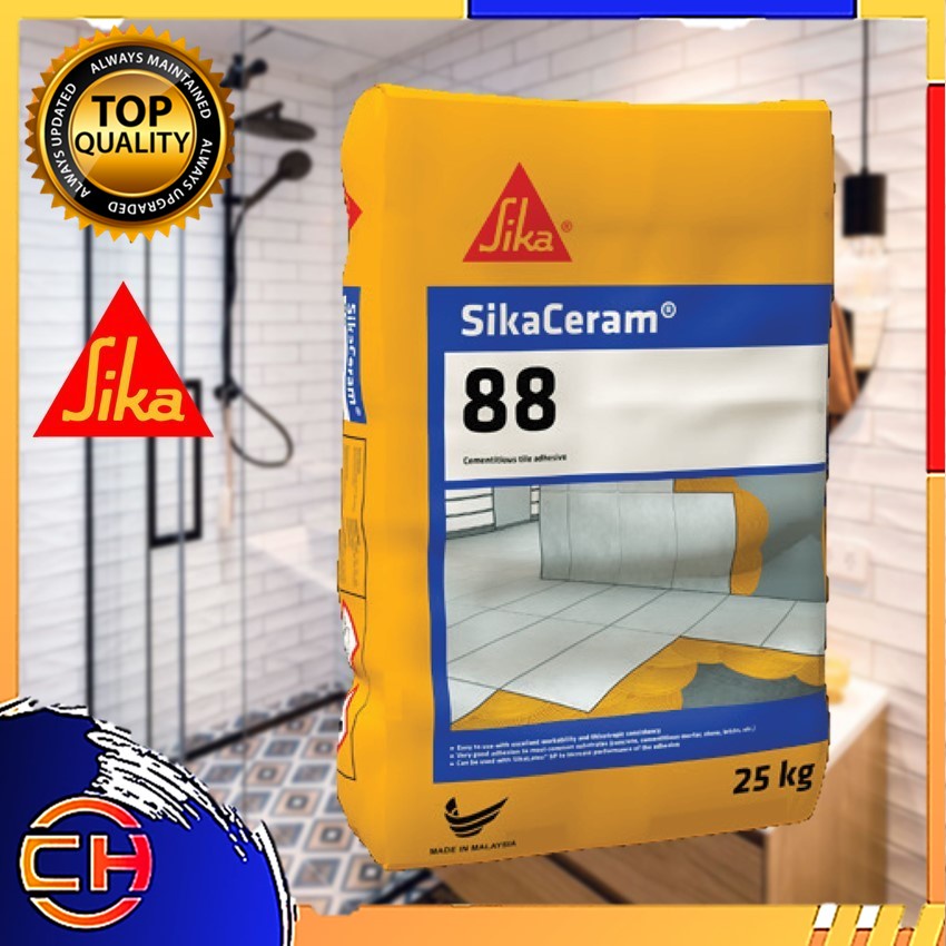 SIKA CREAM 88 Cement Gum 25KG For Laying Tiles | Shopee Malaysia