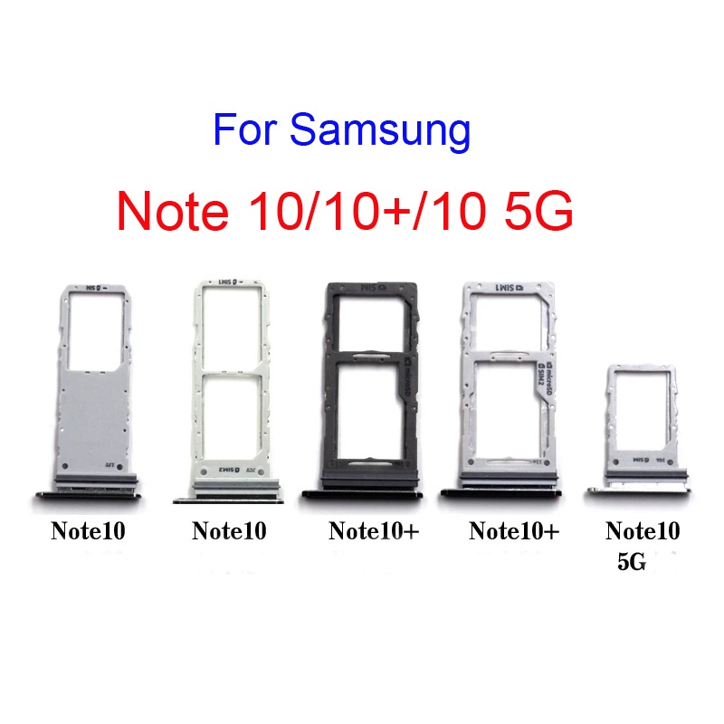 SIM Card Tray Holder For Samsung Galaxy Note 10 Note 10 Plus Note 10 5G ...