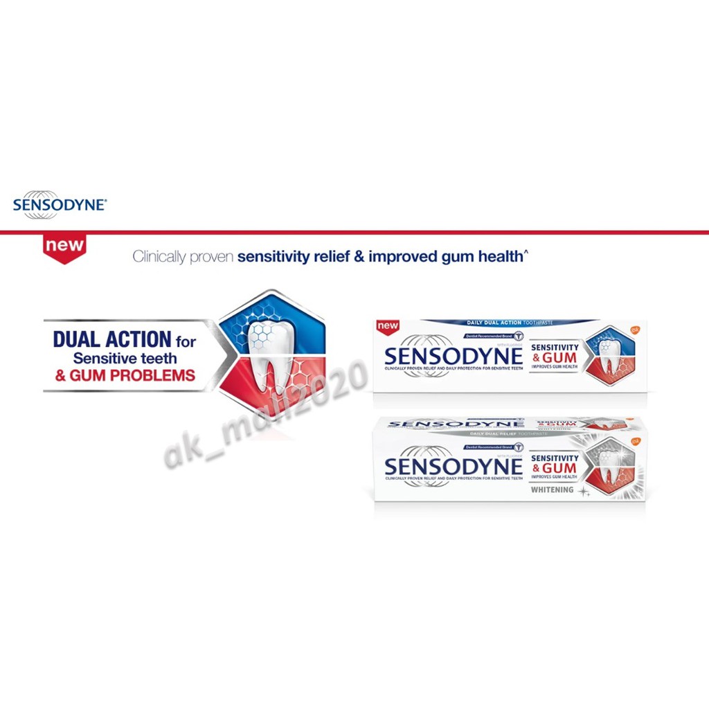Sensodyne Sensitivity & Gum 100g (Original / Whitening) | Shopee Malaysia