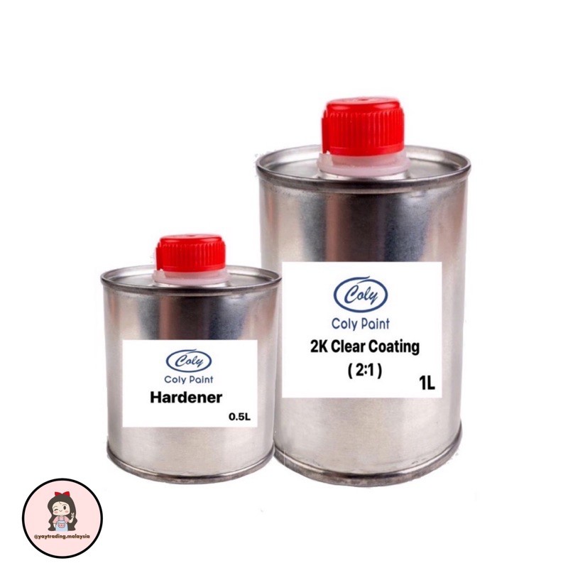 1.5L COLY 2K PU CLEAR COATING ( 2:1 ) UV PROTECTION FLOOR // TILES ...