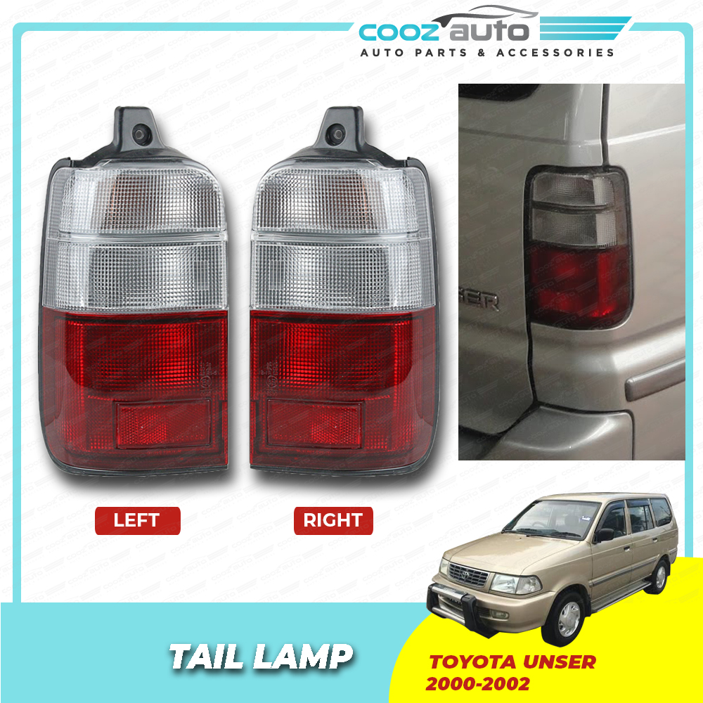 Toyota Unser 2000 - 2002 Rear Left & Right Side Taillight Taillamp Tail ...