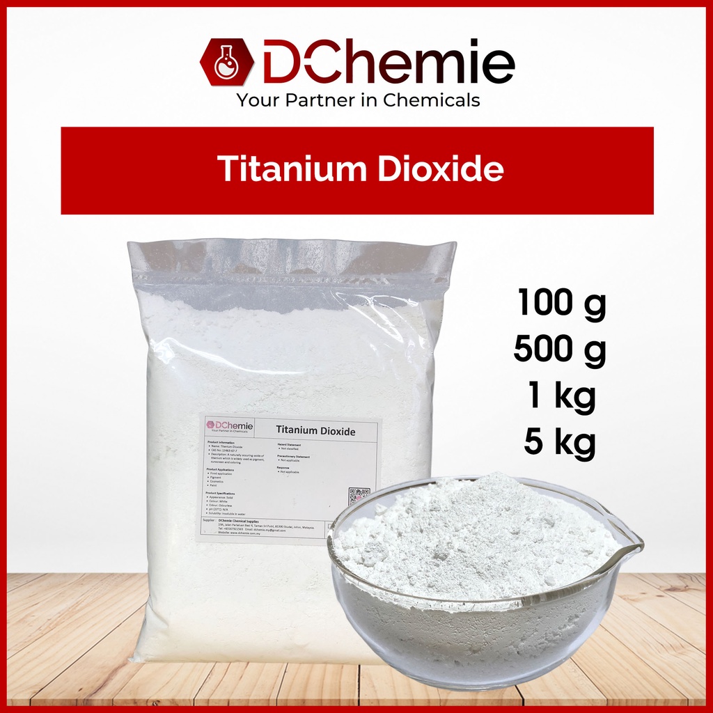 Titanium Dioxide, Food Grade [100g - 5kg] | Shopee Malaysia