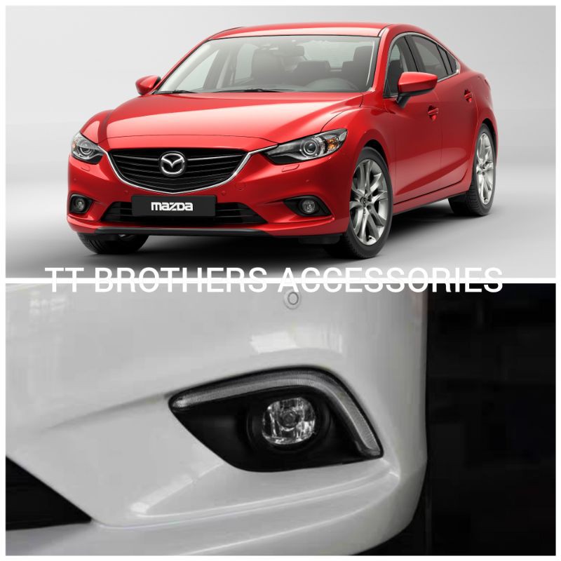 MAZDA 6 foglamp DRL Daylight running LED 2013~2016 | Shopee Malaysia