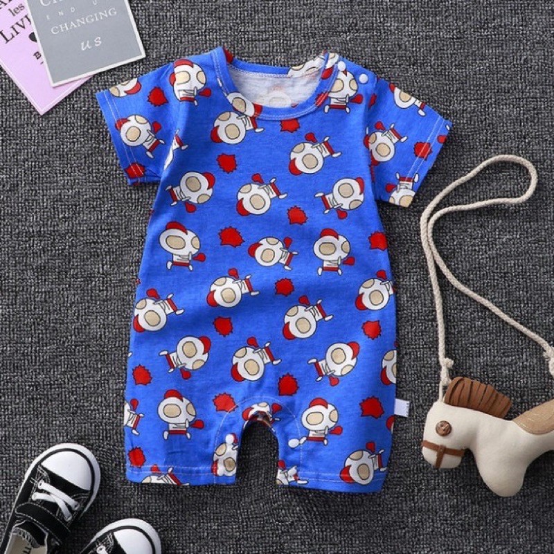 Ultraman , Mickey Mouse New Born Boy Rompers | Shopee Malaysia