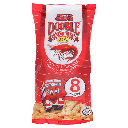 DOUBLE DECKER MINI PRAWN CRACKER 8P X 15GRMS | Shopee Malaysia