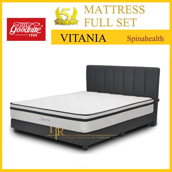 Goodnite Vitania Spring Mattress / Full Set / HR Delivery Malaysia ...