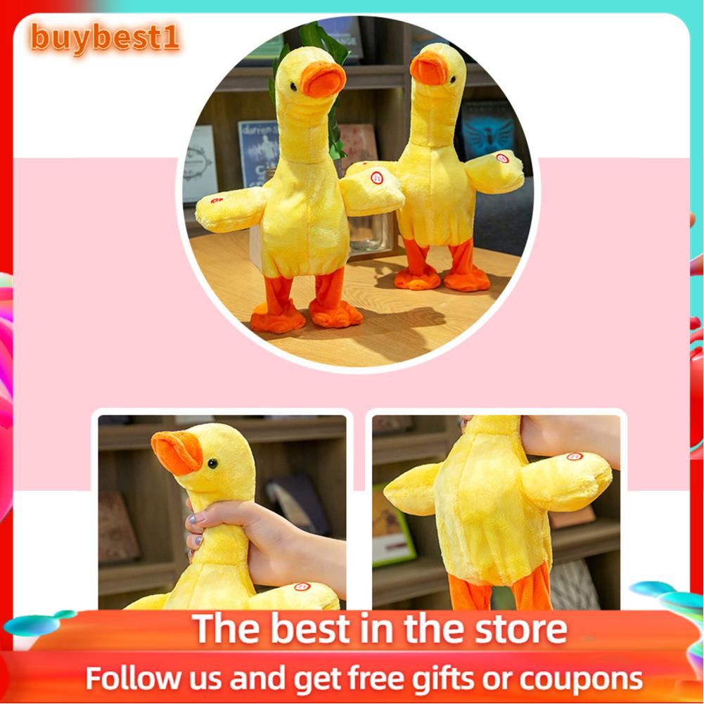 Buybest Talking Duck Toy Cute Imitating Sound Singing Walking ...