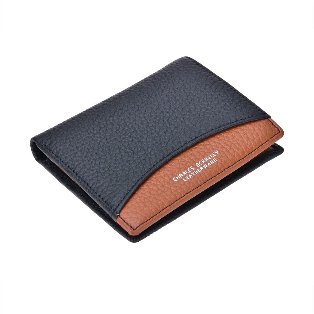 Charles Berkeley REGENT Promo Leather Short BiFold Wallet for Men with ...