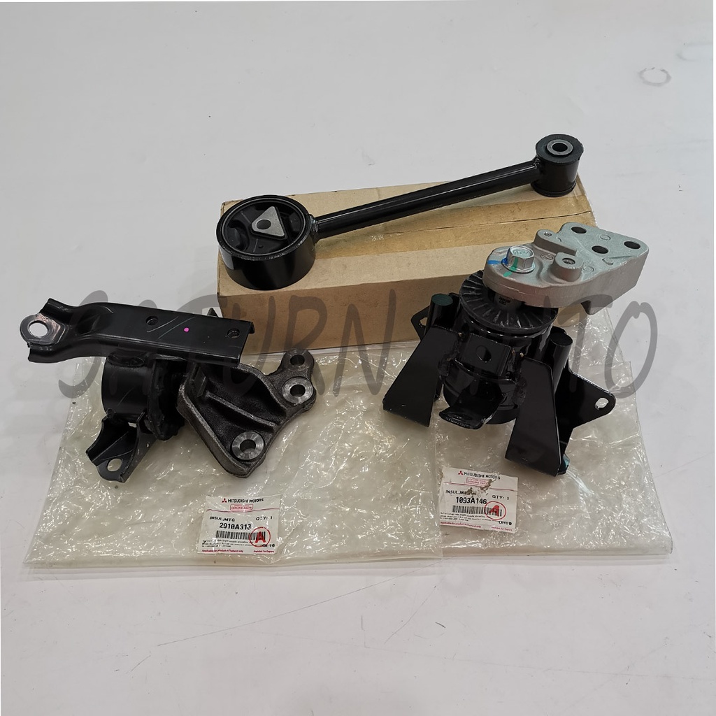 100% GENUINE PARTS MITSUBISHI MIRAGE 2014" ENGINE MOUNTING | Shopee ...