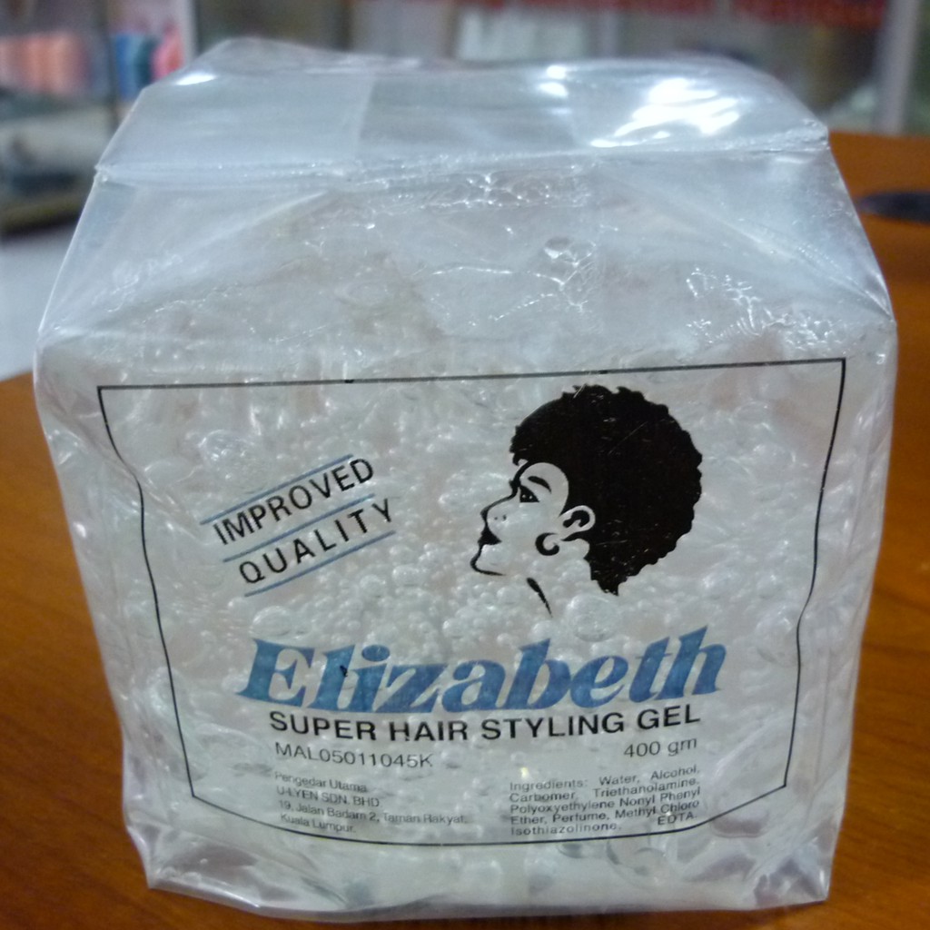 Elizabeth Super Hair Styling Gel 400g | Shopee Malaysia