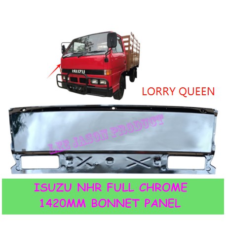 ISUZU NHR 1420MM CHROME AND BLACK FRONT BONNET PANEL | Shopee Malaysia