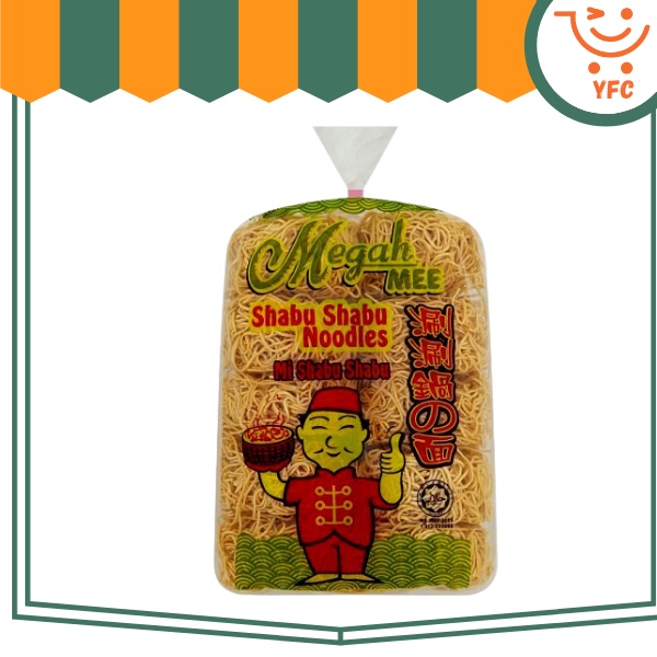Megah Mee Shabu Shabu Noodles 涮涮鍋の面 Halal | Shopee Malaysia