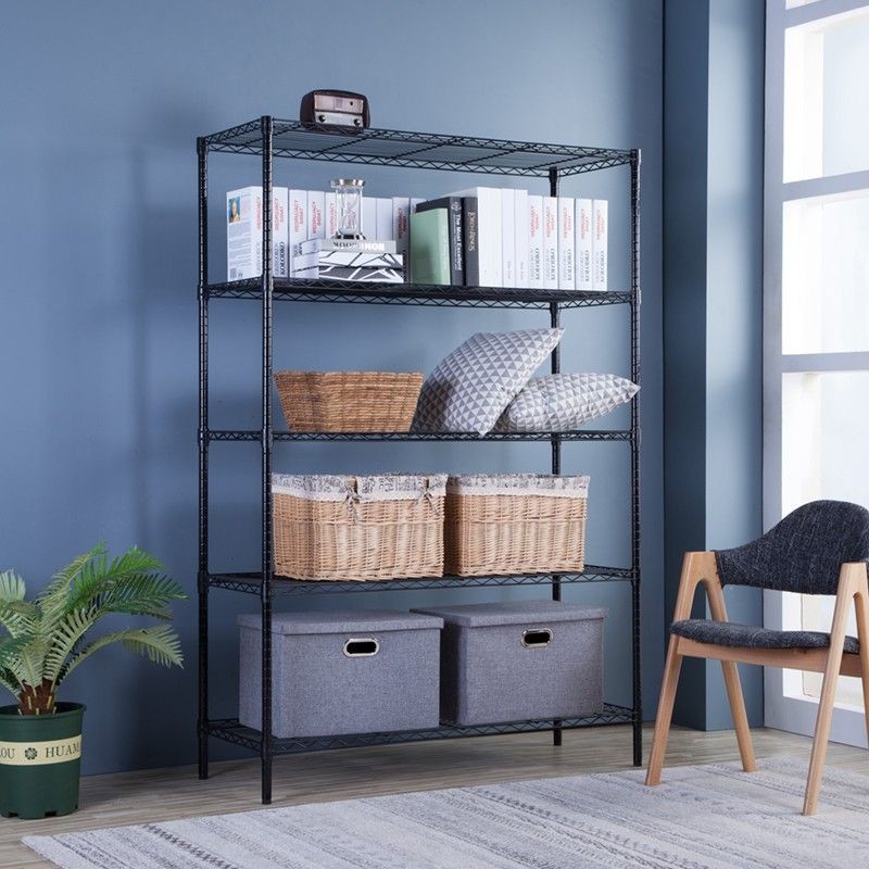 Adjustable 5 Tier Metal Rack heavy duty XXL rak besi bilik stor ...