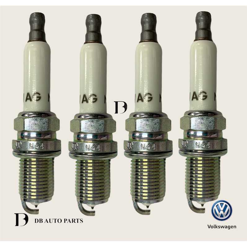 VOLKSWAGEN AUDI SPARK PLUG SET/4 PCS (0242245576)(06H905601A)(06H905604 ...