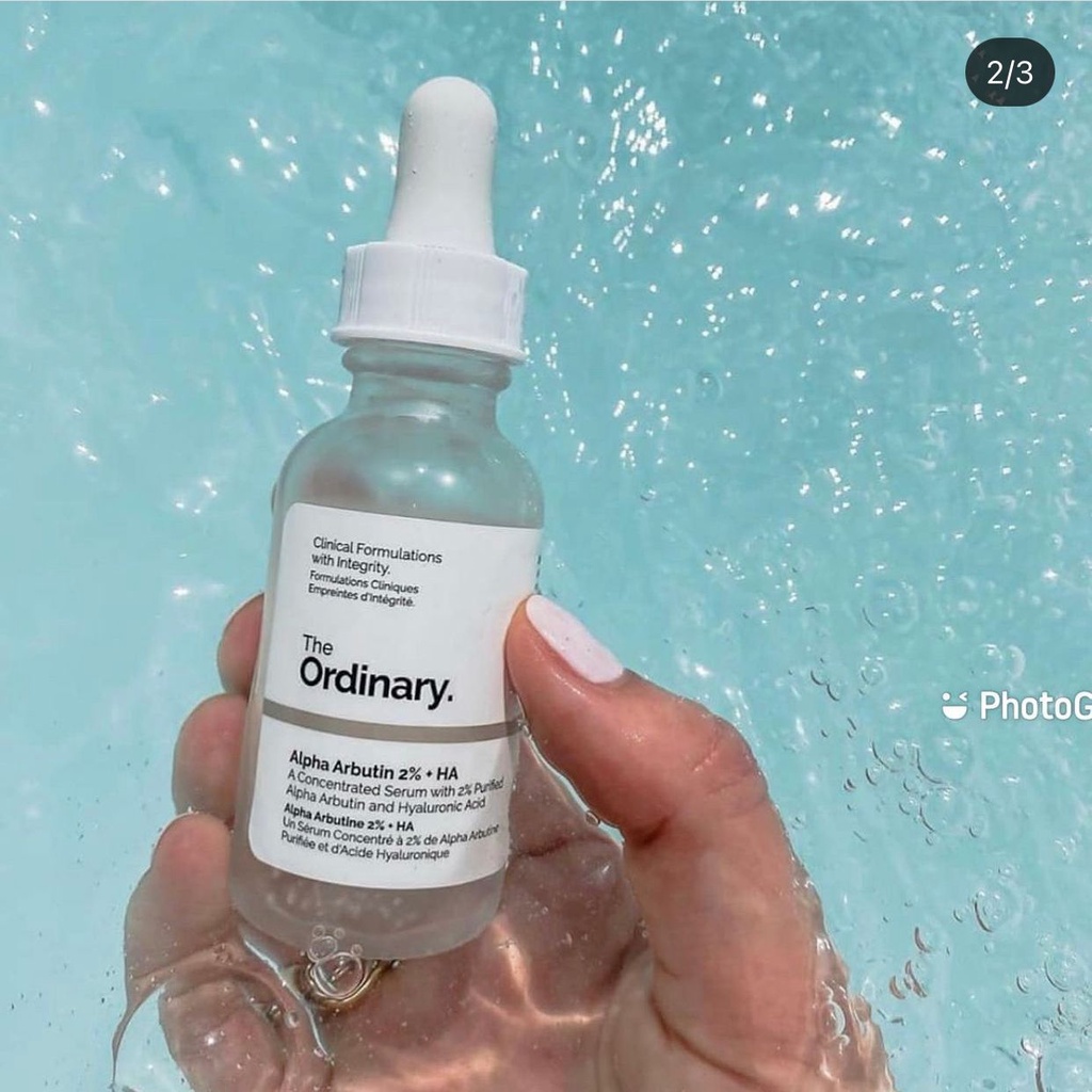 The Ordinary Alpha Arbutin 2% + HA | Acne Scars| Pigmentation | Shopee ...