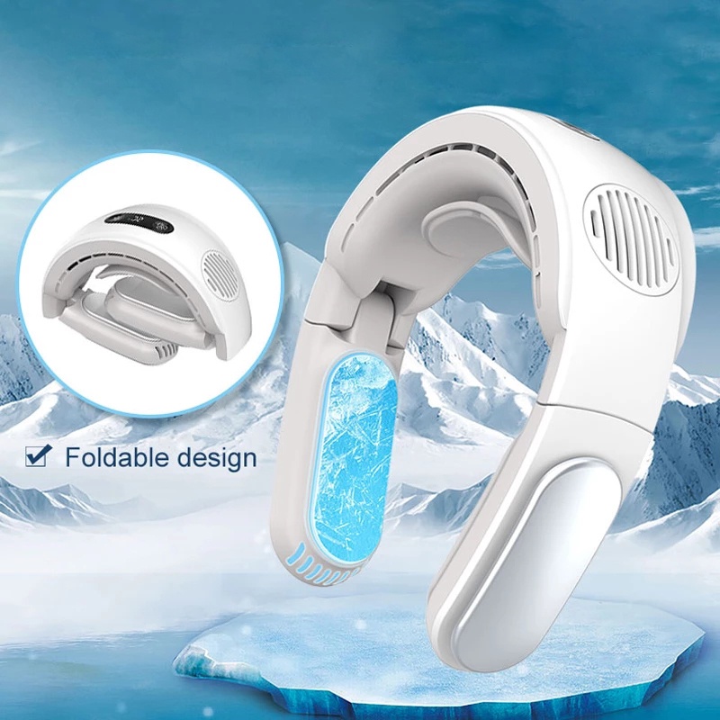 2022 fashion Hanging Neck Fan Mobile Air Conditioner Cooler Outdoor ...