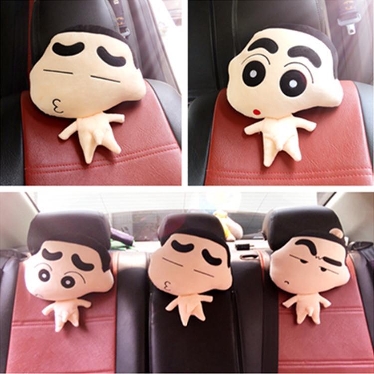 Kreatif Comel Crayon Shinchan Bantal Kepala Kegunaan Kereta Kereta ...