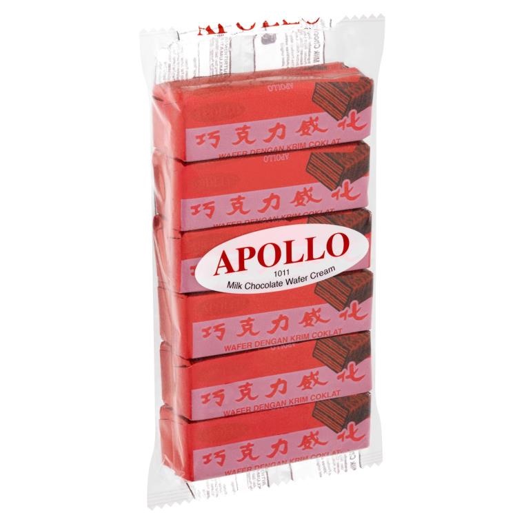 Apollo Chocolate Wafer Cream 160G | Shopee Malaysia