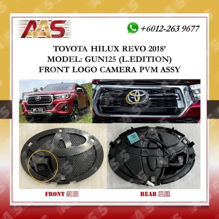 TOYOTA HILUX REVO 2018' GUN125 L-EDITION FRONT LOGO CAMERA PVM ASSY ...