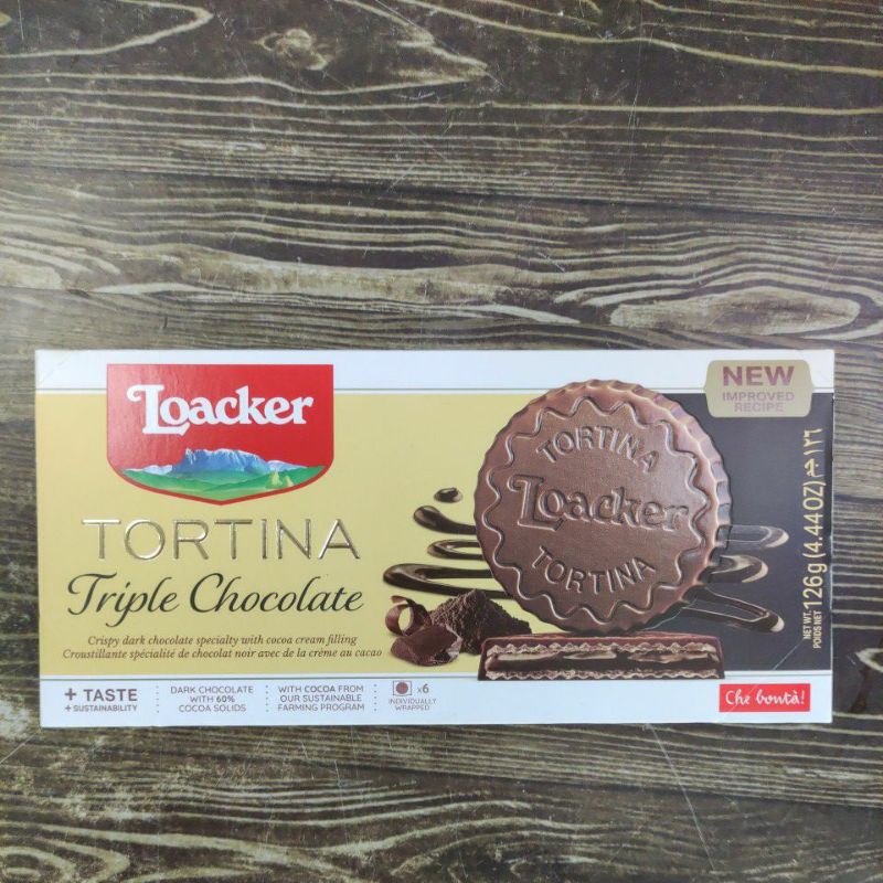 Loacker TORTINA Triple Chocolate 126g (Halal) | Shopee Malaysia
